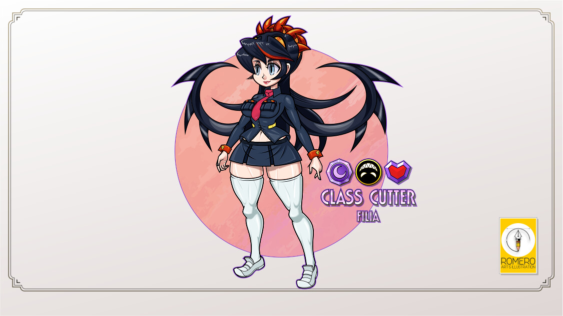 Romero Art & Illustration - Filia (Skullgirls)