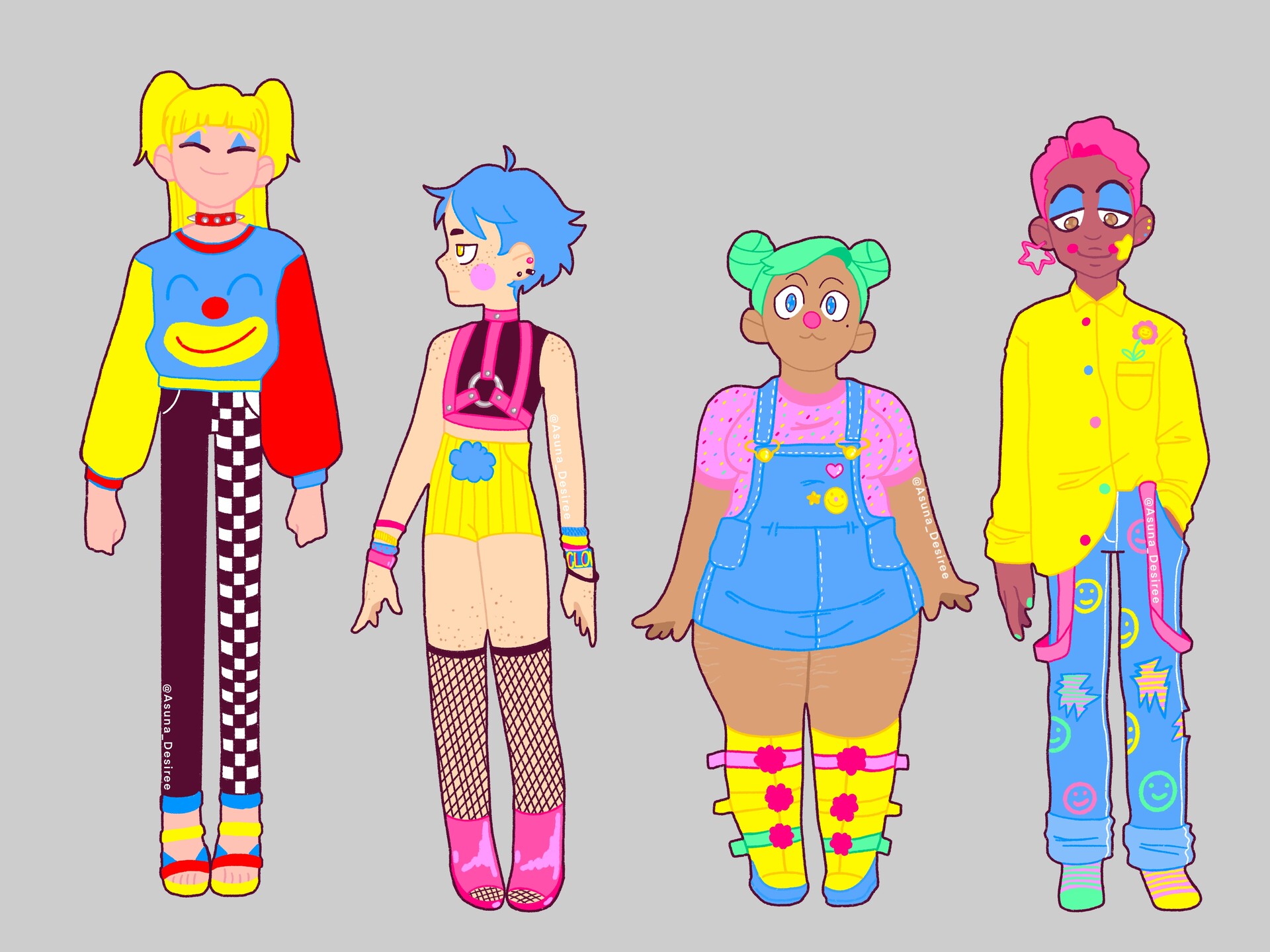 ArtStation - Clown Core Friends