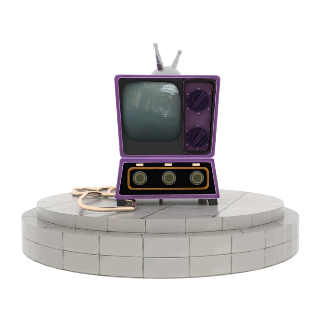 ArtStation - stylized TV
