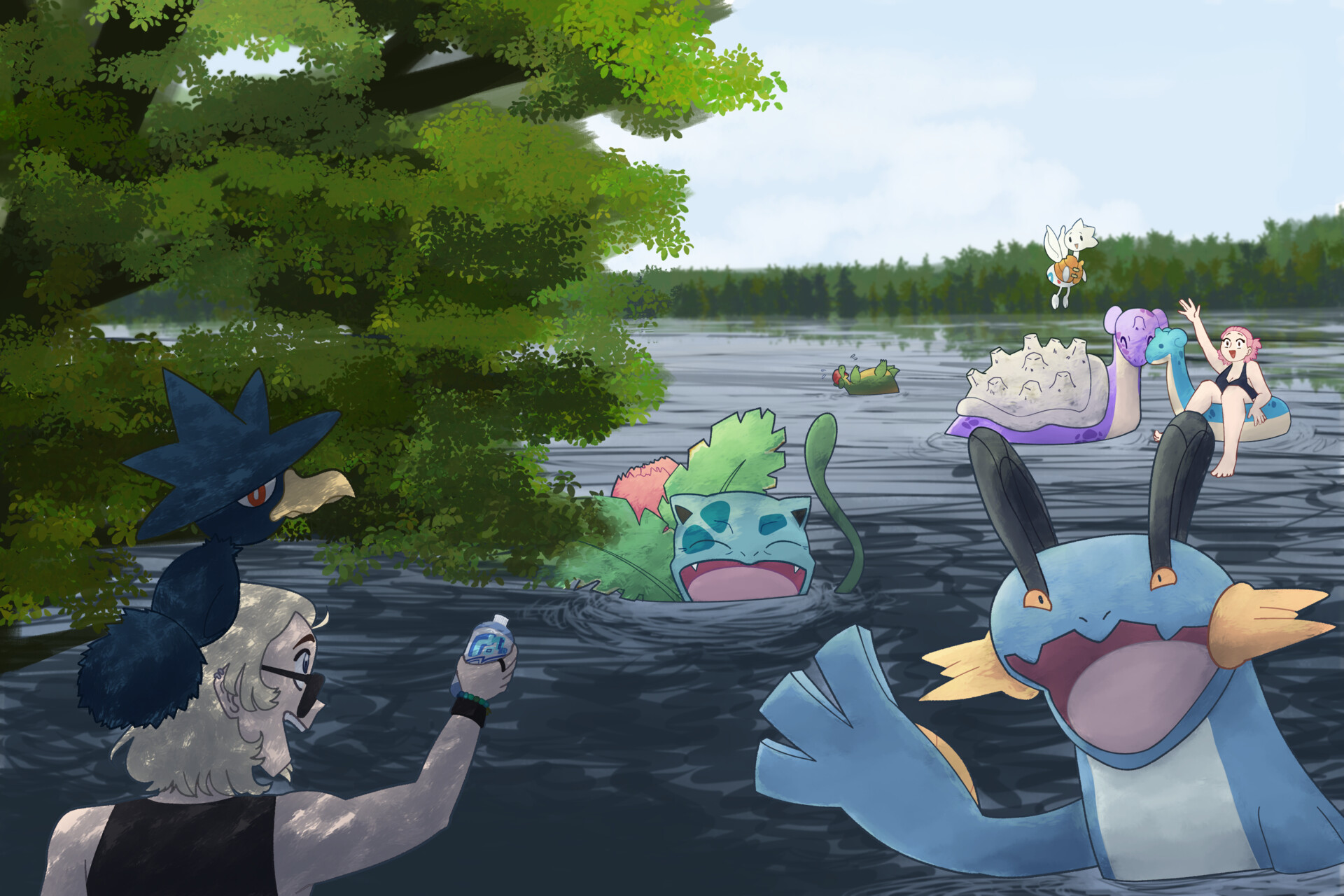 ArtStation - Lake Beach Day