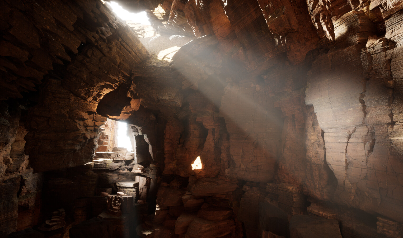 ArtStation - Lighted Interior Cave