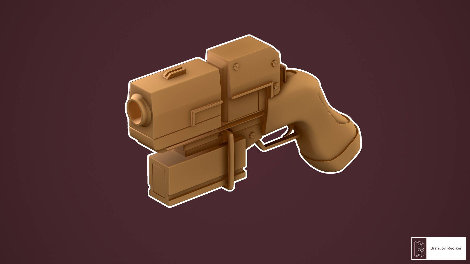 Brandon Rediker - Stylized Pistol