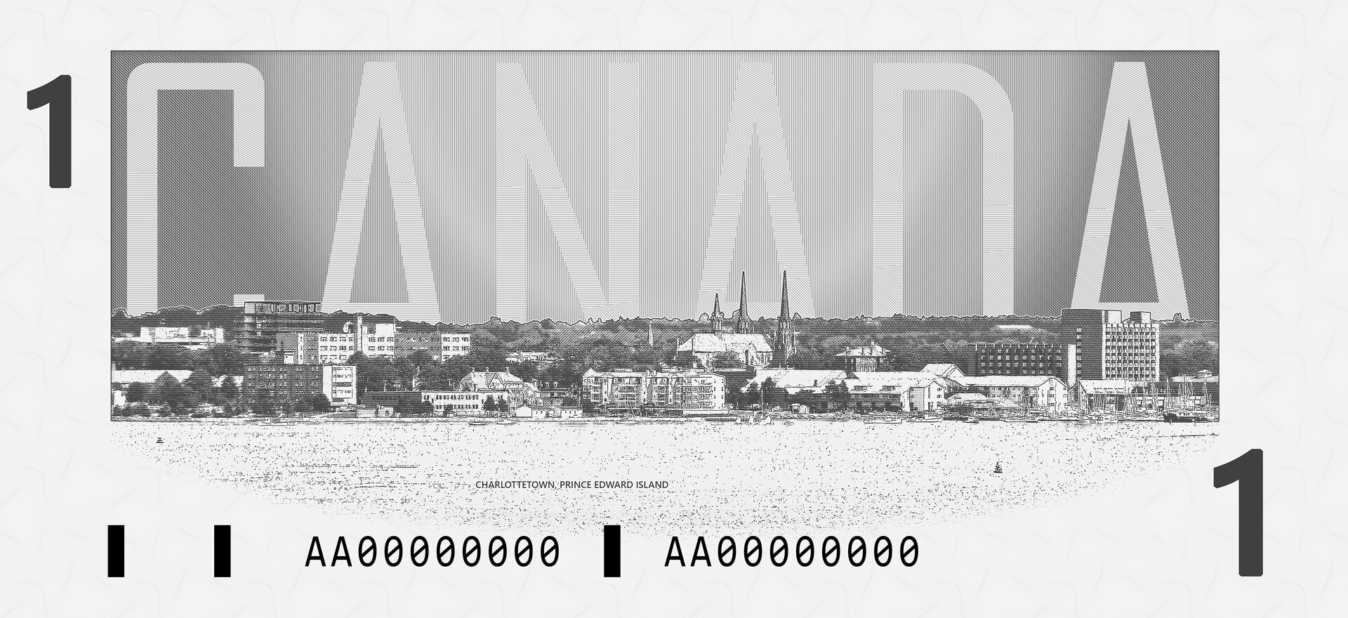 Adam Alexander Croke - Canada $1 Note - Provincial Capitals Series