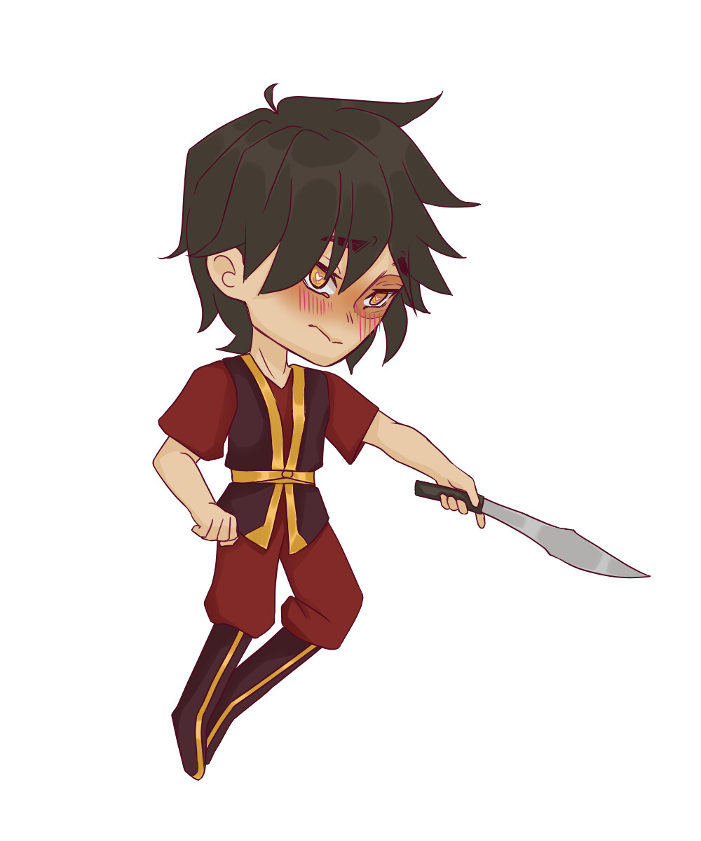 zuko blushing