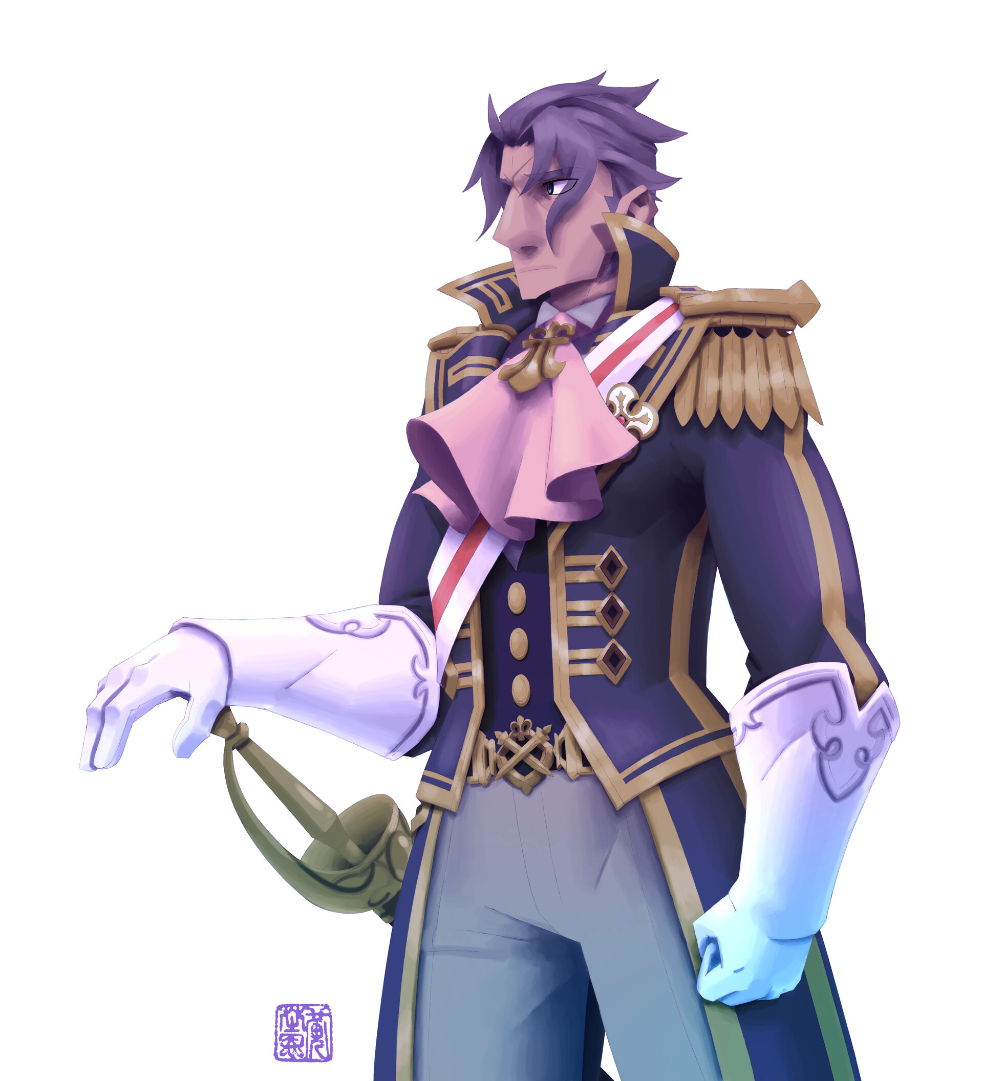 Phoebe Huang - The Great Ace Attorney-A Portrait of Barok van Zieks