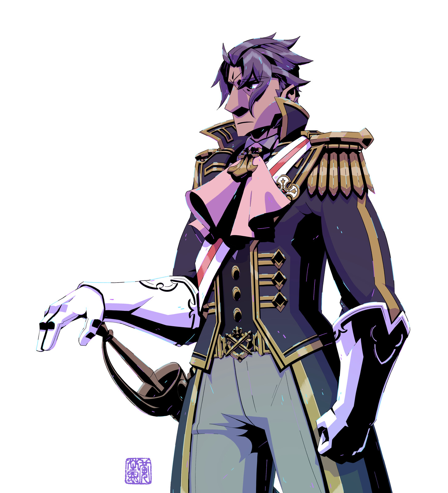 Phoebe Huang - The Great Ace Attorney-A Portrait of Barok van Zieks