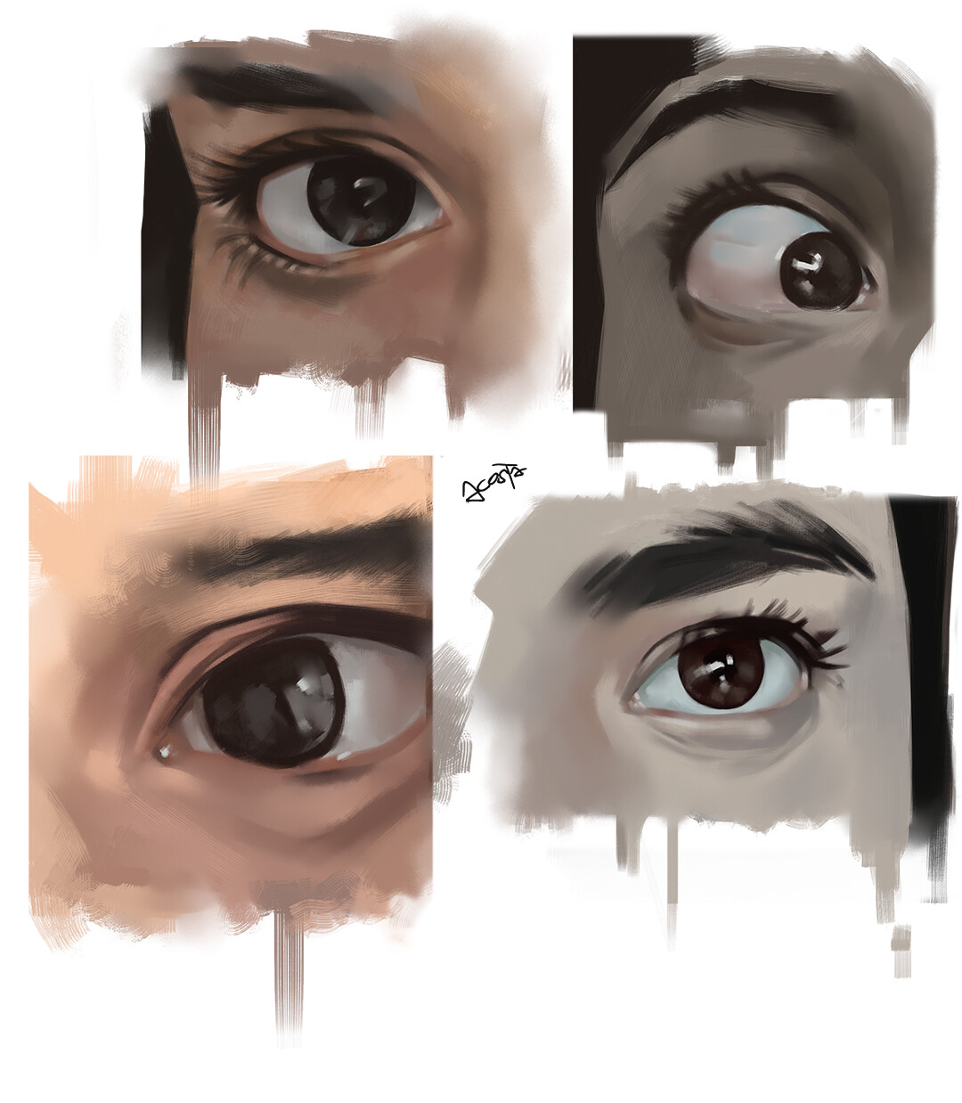 ArtStation - Eye practice