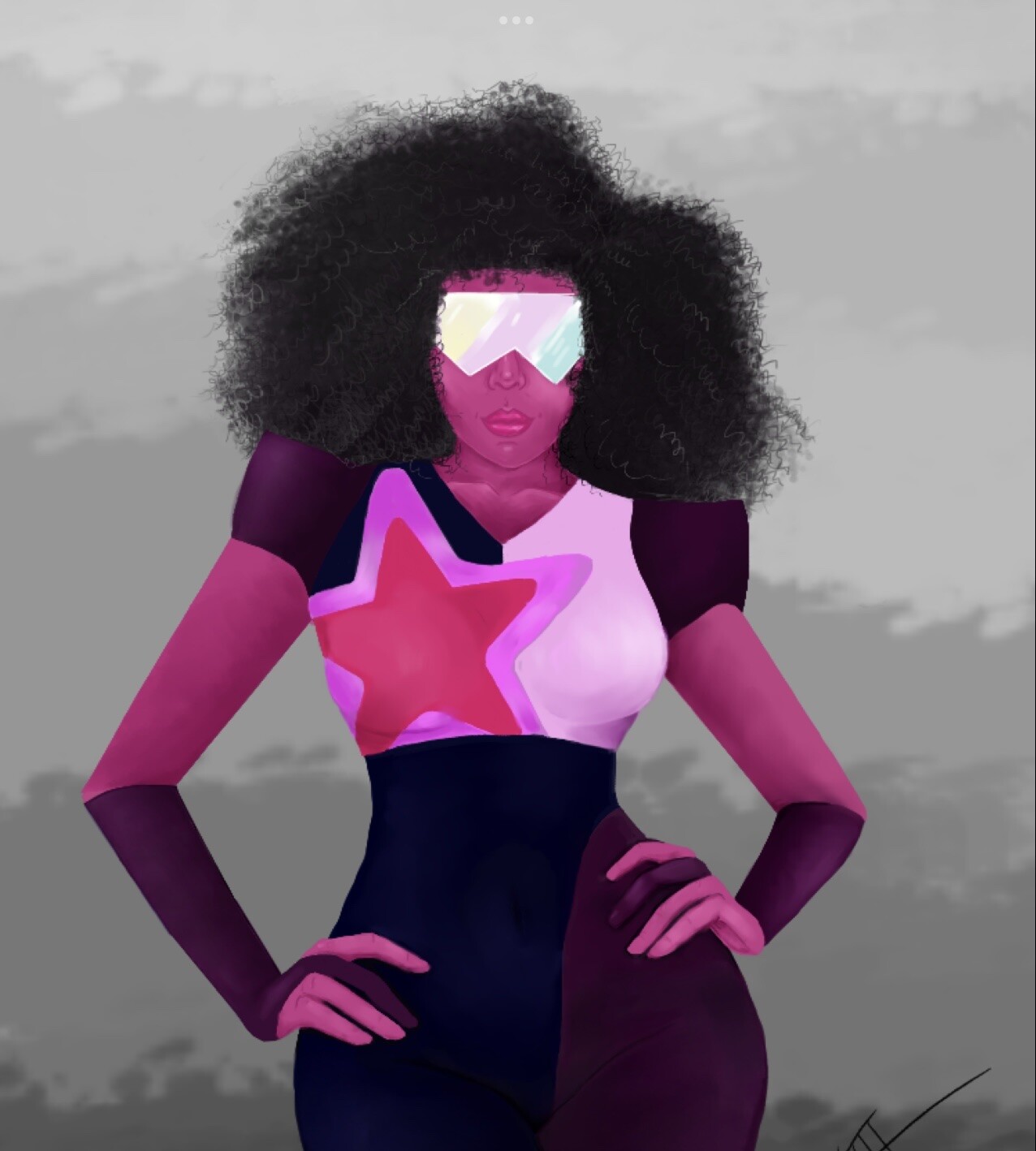 ArtStation - Garnet portrait