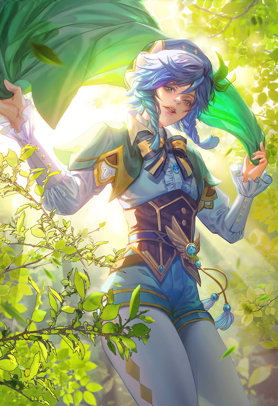 ArtStation - Genshin impact Venti fan art