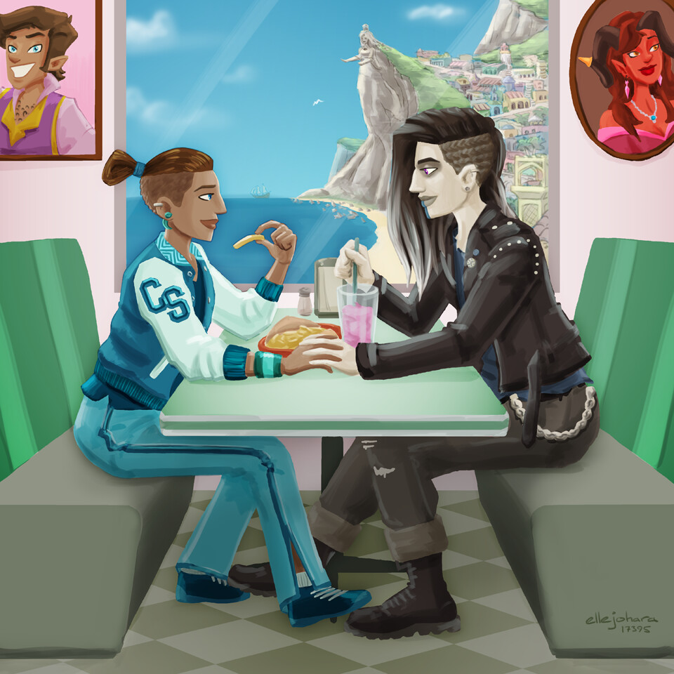 ArtStation - Fries and a Shake in Nicodranas