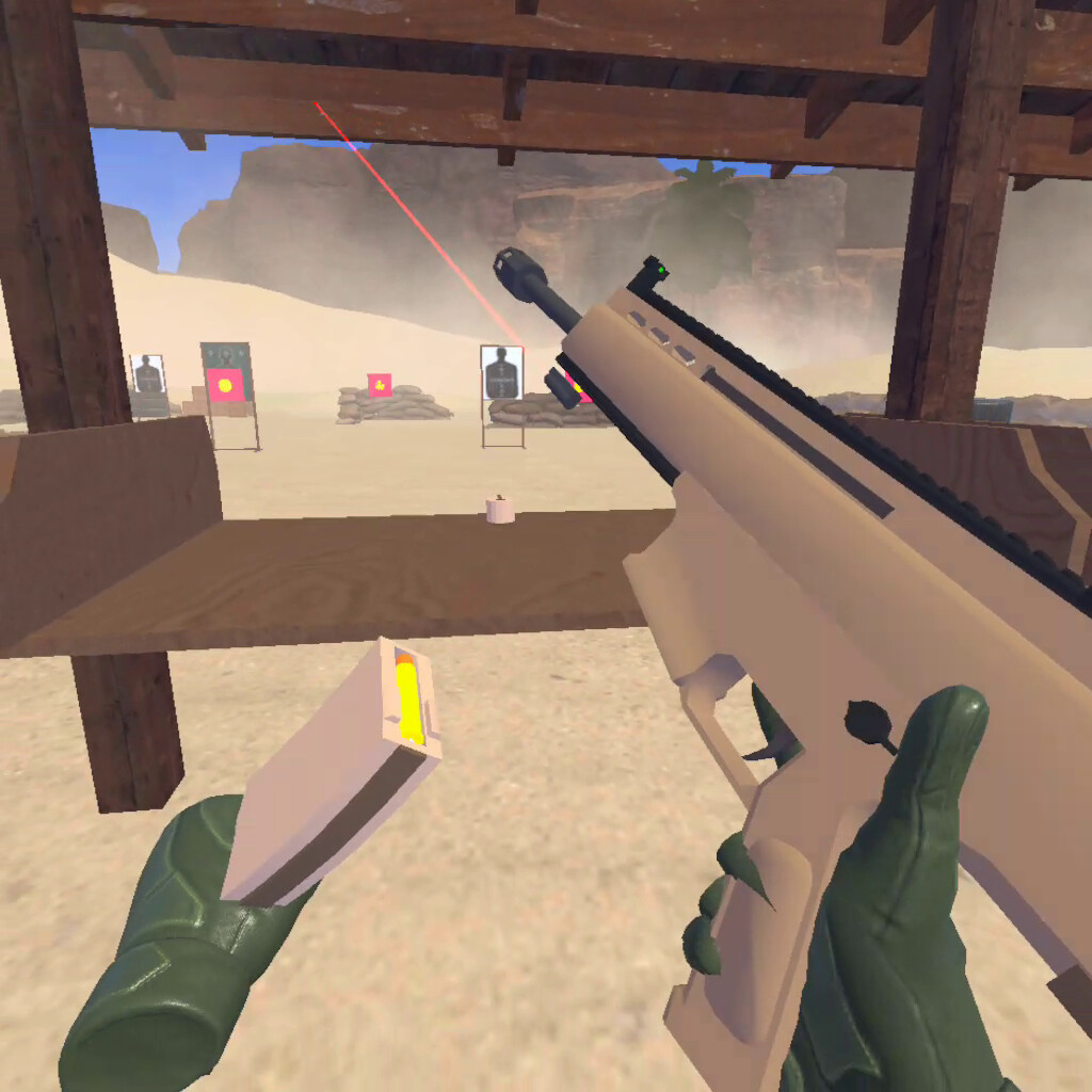 ArtStation - VR Shooting Range