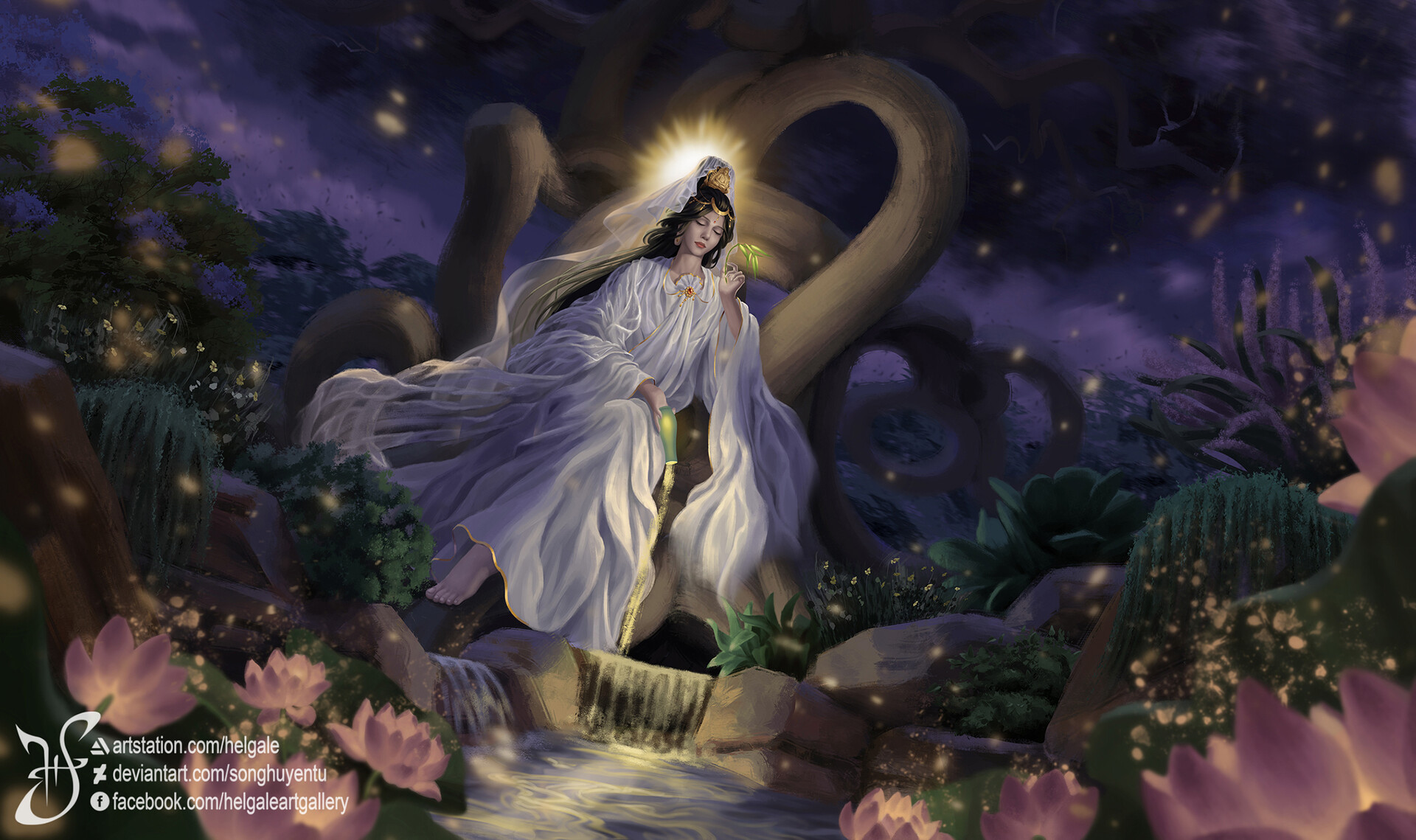 ArtStation - Avalokitesvara Bodhisattva