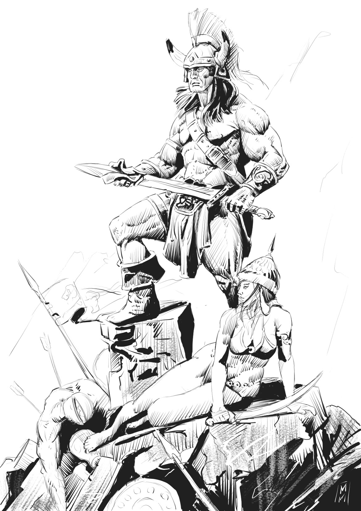 ArtStation - Conan: The Hour of the Dragon