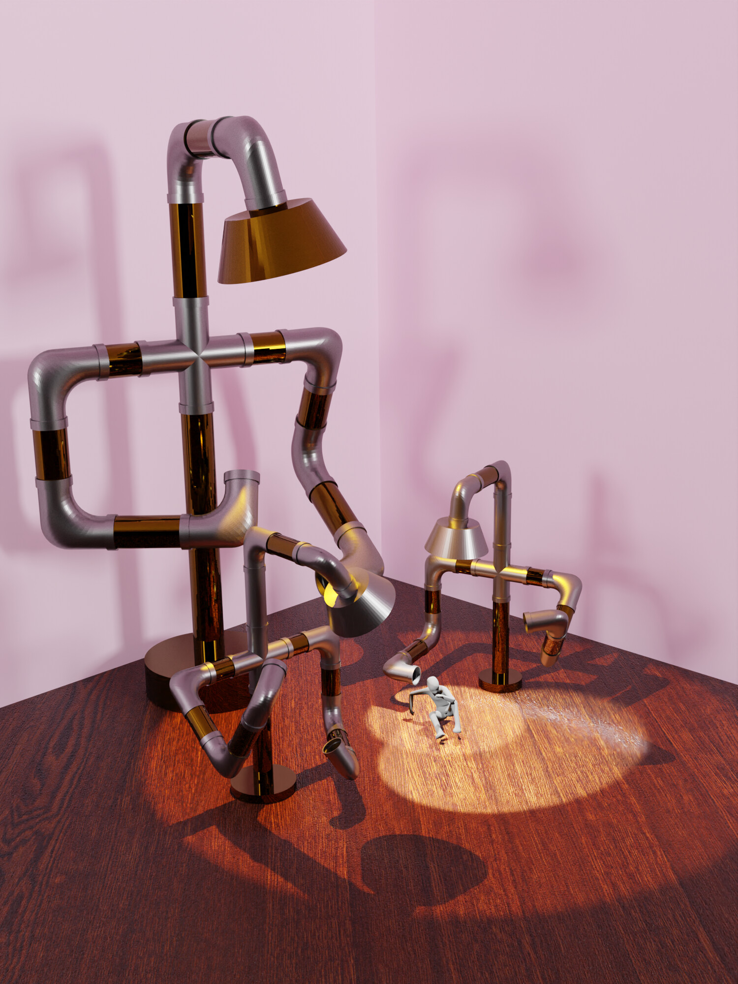 ArtStation - Pipe Lamp