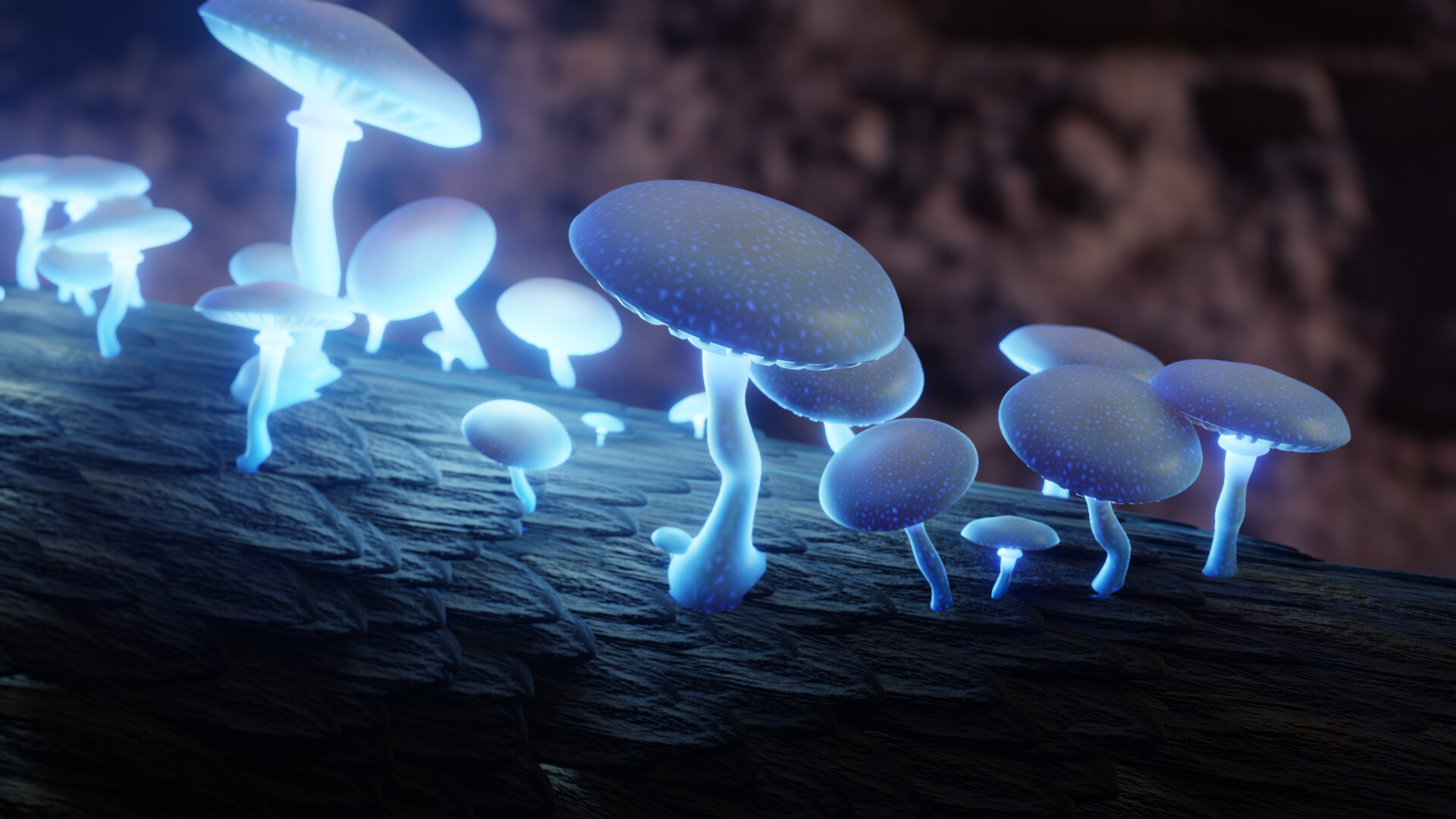 ArtStation - Glowing Shroom.