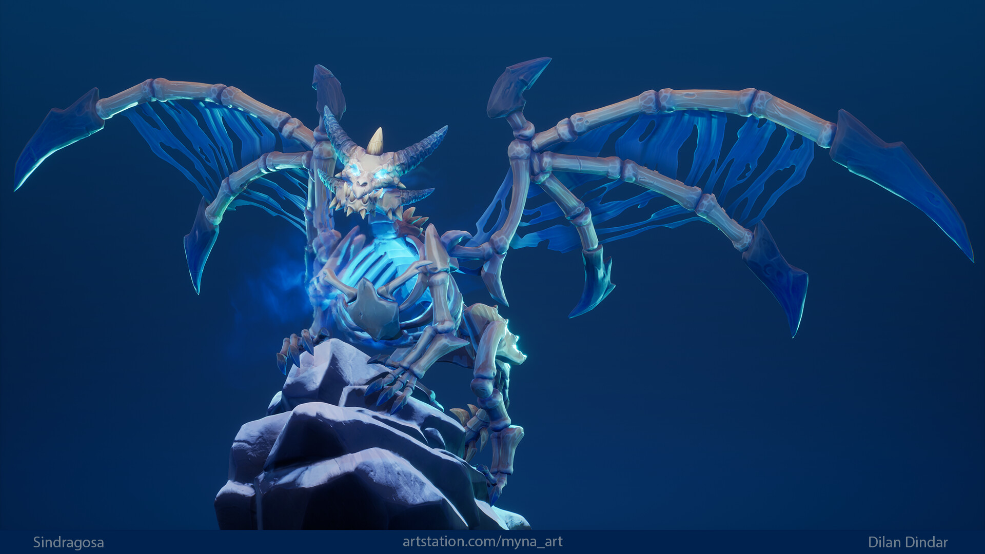 ArtStation - Sindragosa - WoW Fanart