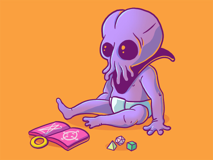 Darin Walsh - Baby DnD Monsters
