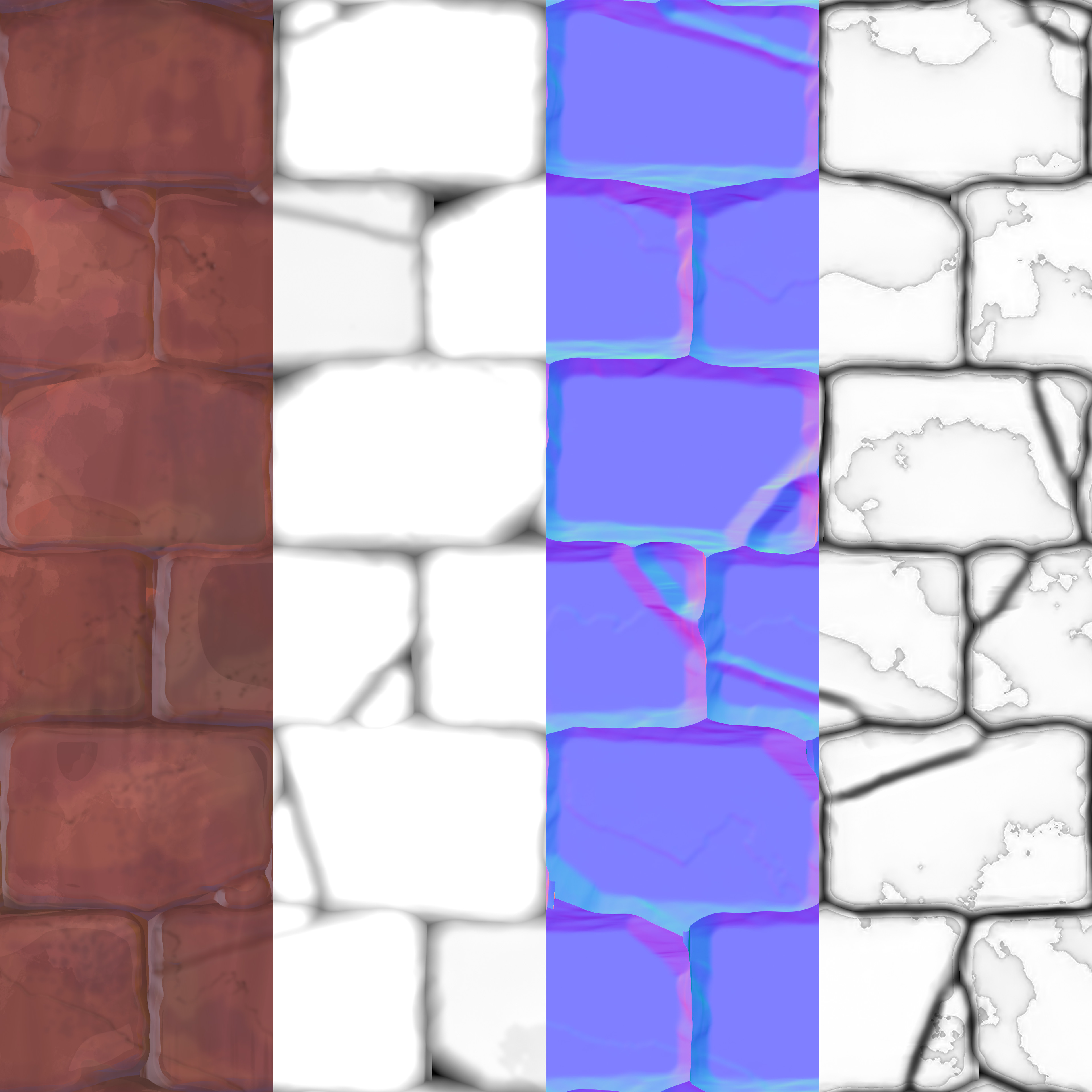 Lorenzo Ferrante - Stylized Wall Material - Substance Designer