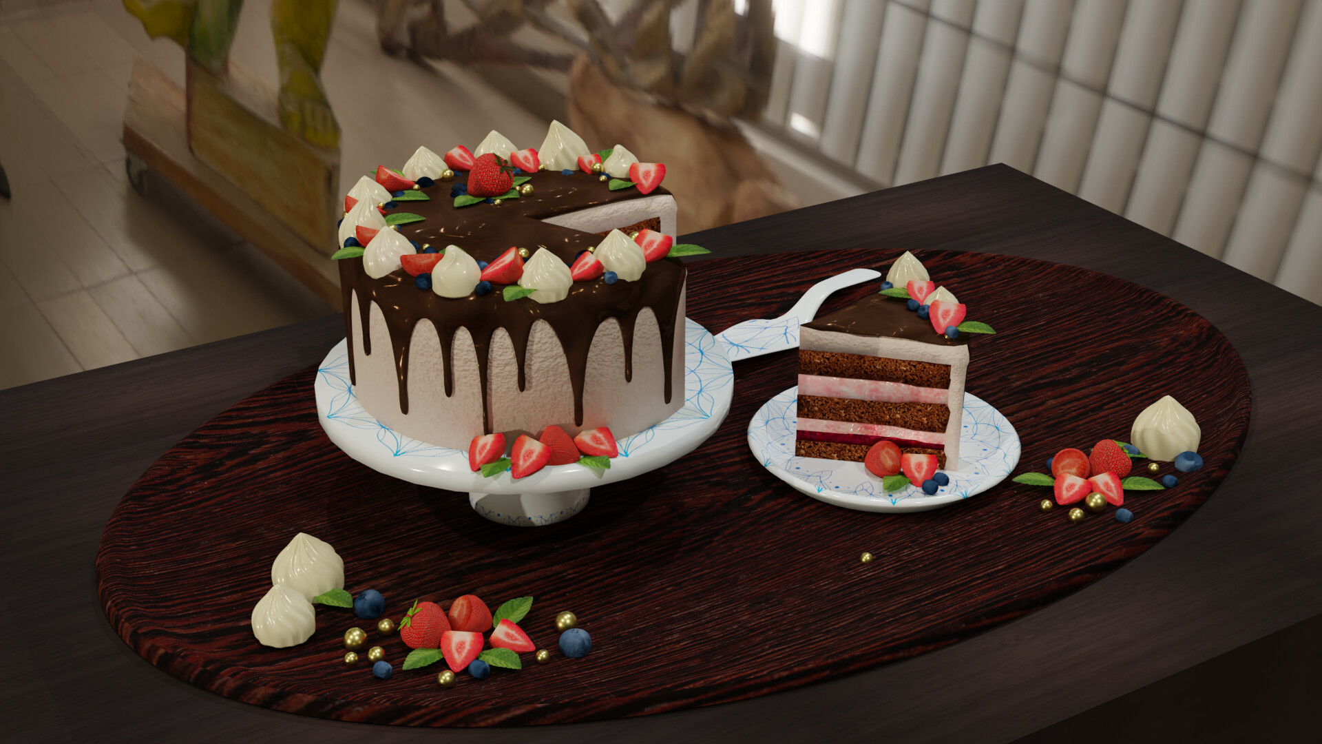 ArtStation - Chocolate cake