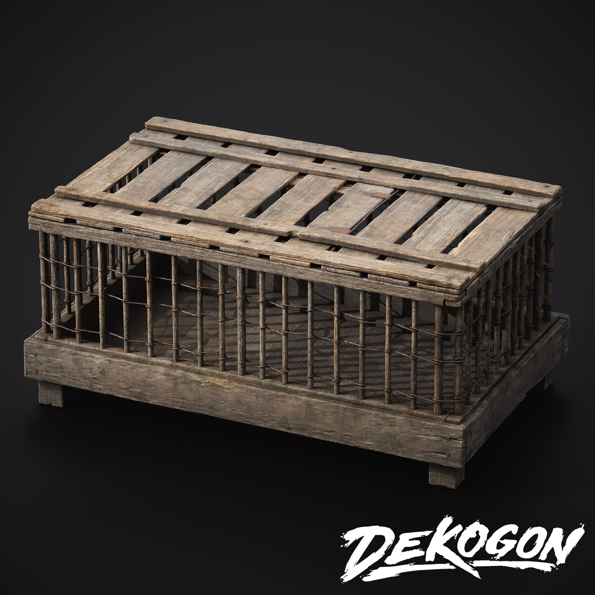 ArtStation - Dekogon - Cage and Crate
