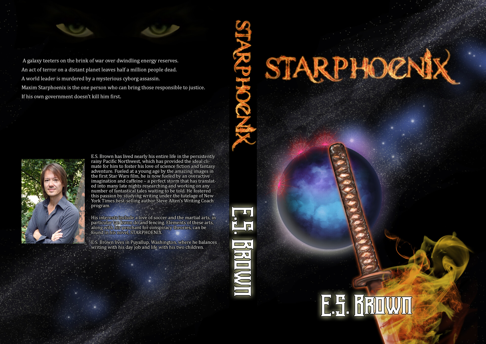 Thomas Lamkin Jr - Cover art for "Starphoenix"