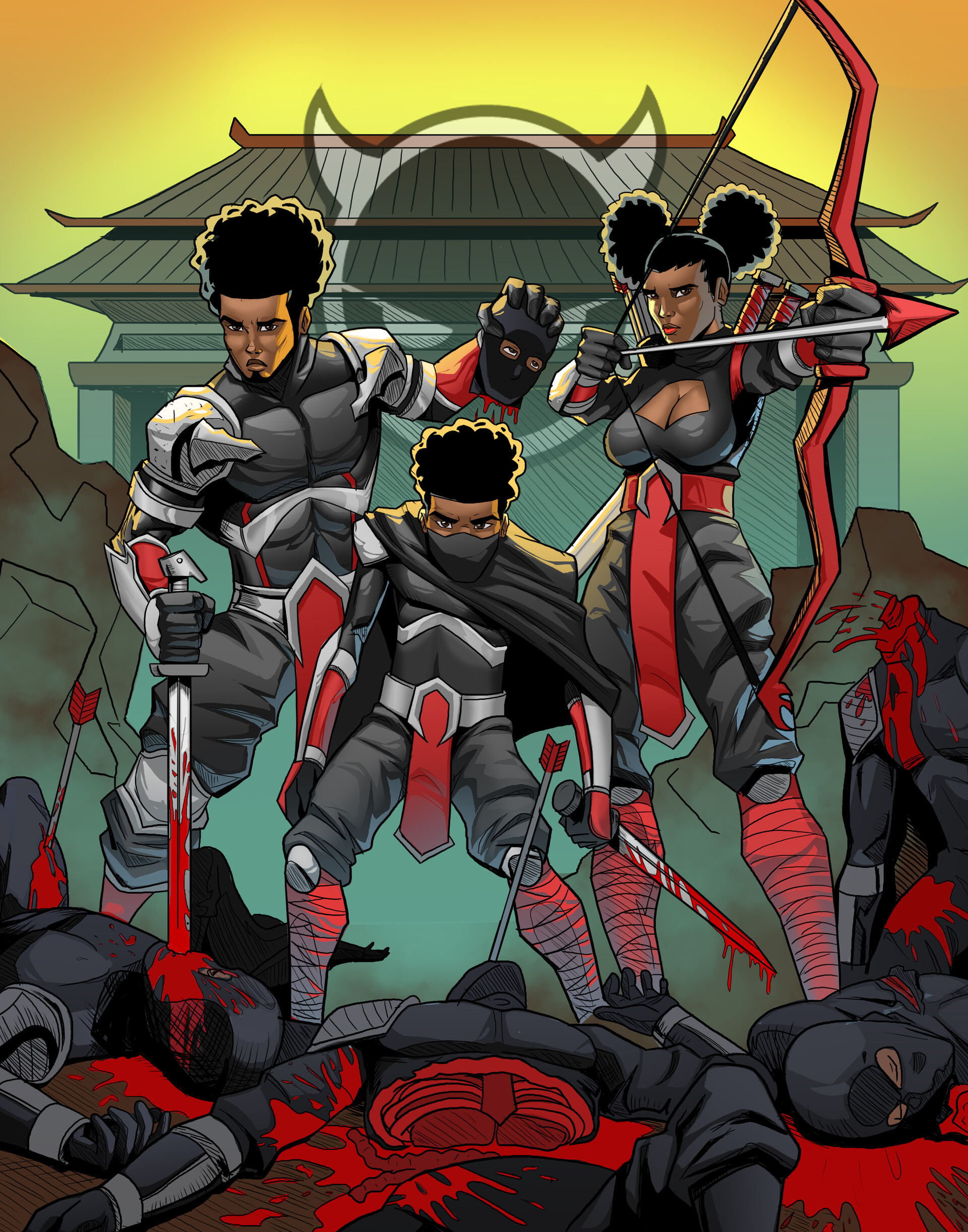 ArtStation - Illustration Cover Page commission