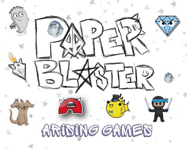 ArtStation - Paper Blaster Game