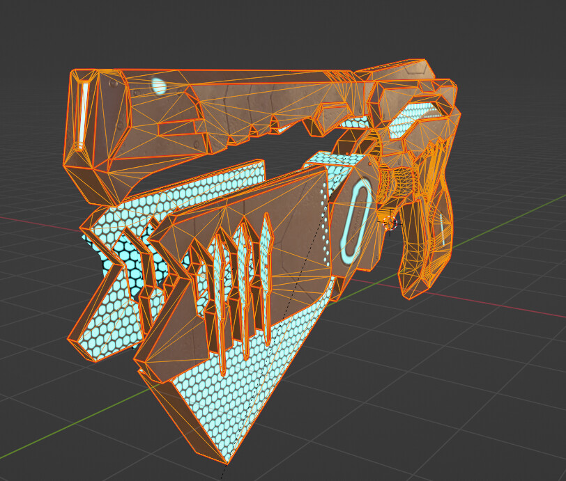 Artem Gooz - 3D model. gun "dominator" from anime "psycho pass ...
