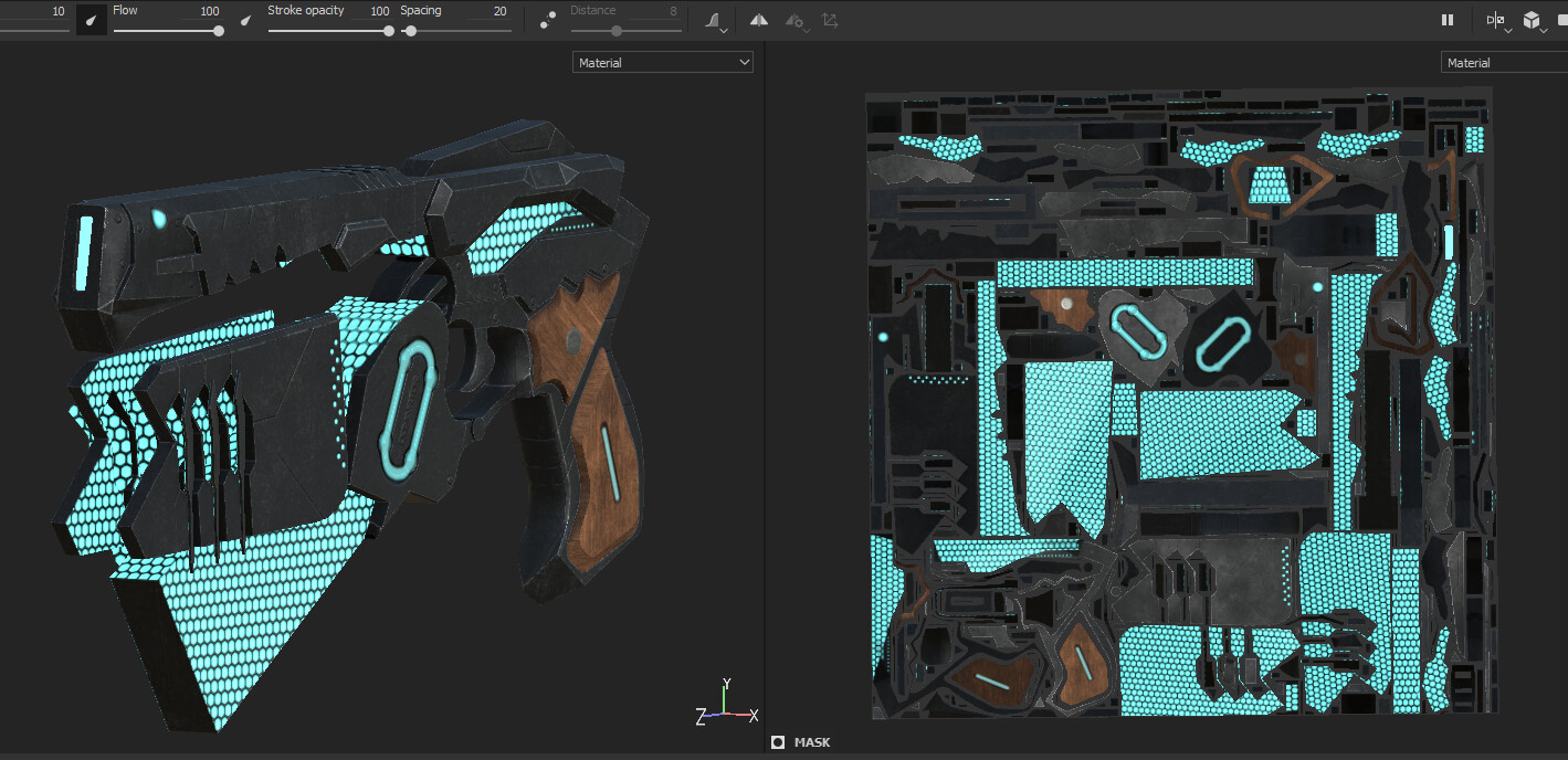 Artem Gooz - 3D model. gun "dominator" from anime "psycho pass ...