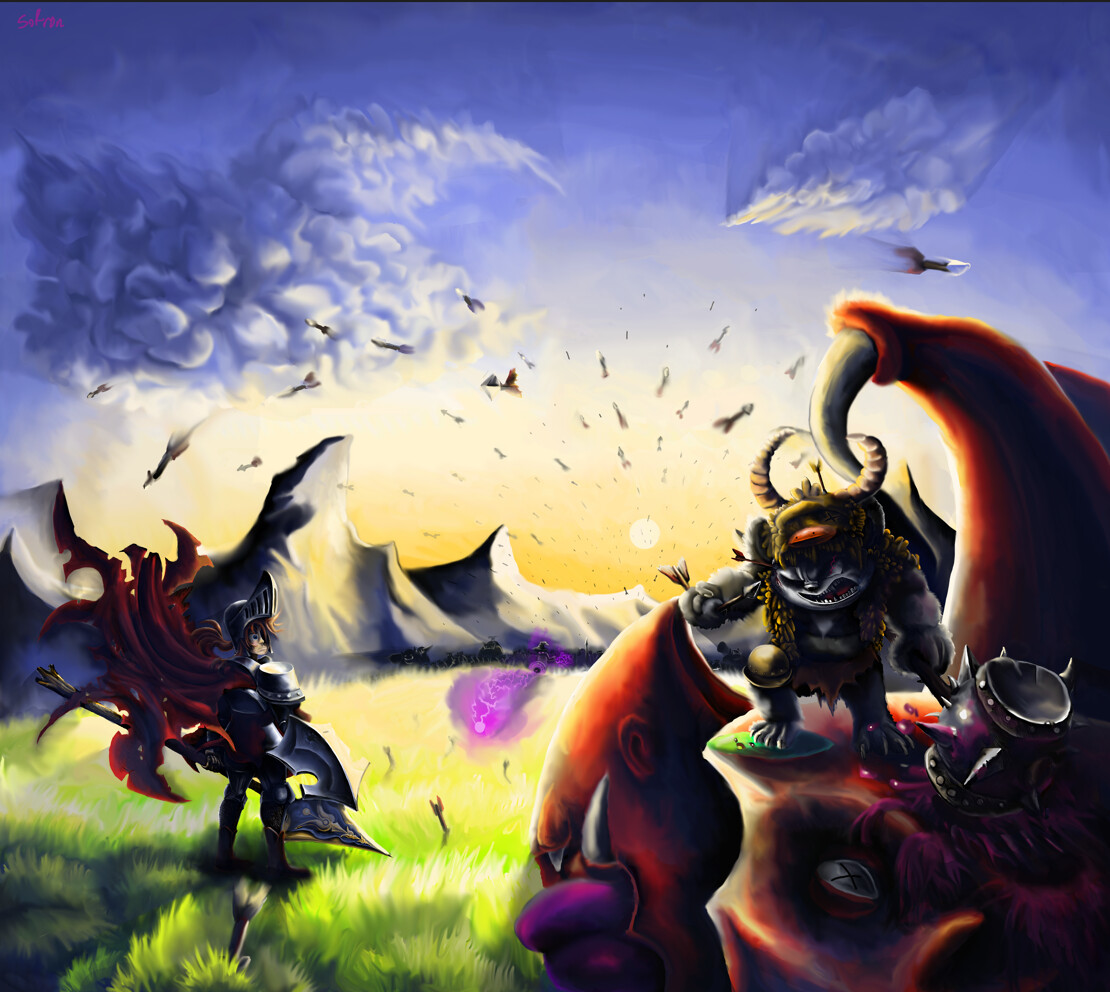 ArtStation - An illustration done for a Twitch streamer's art contest