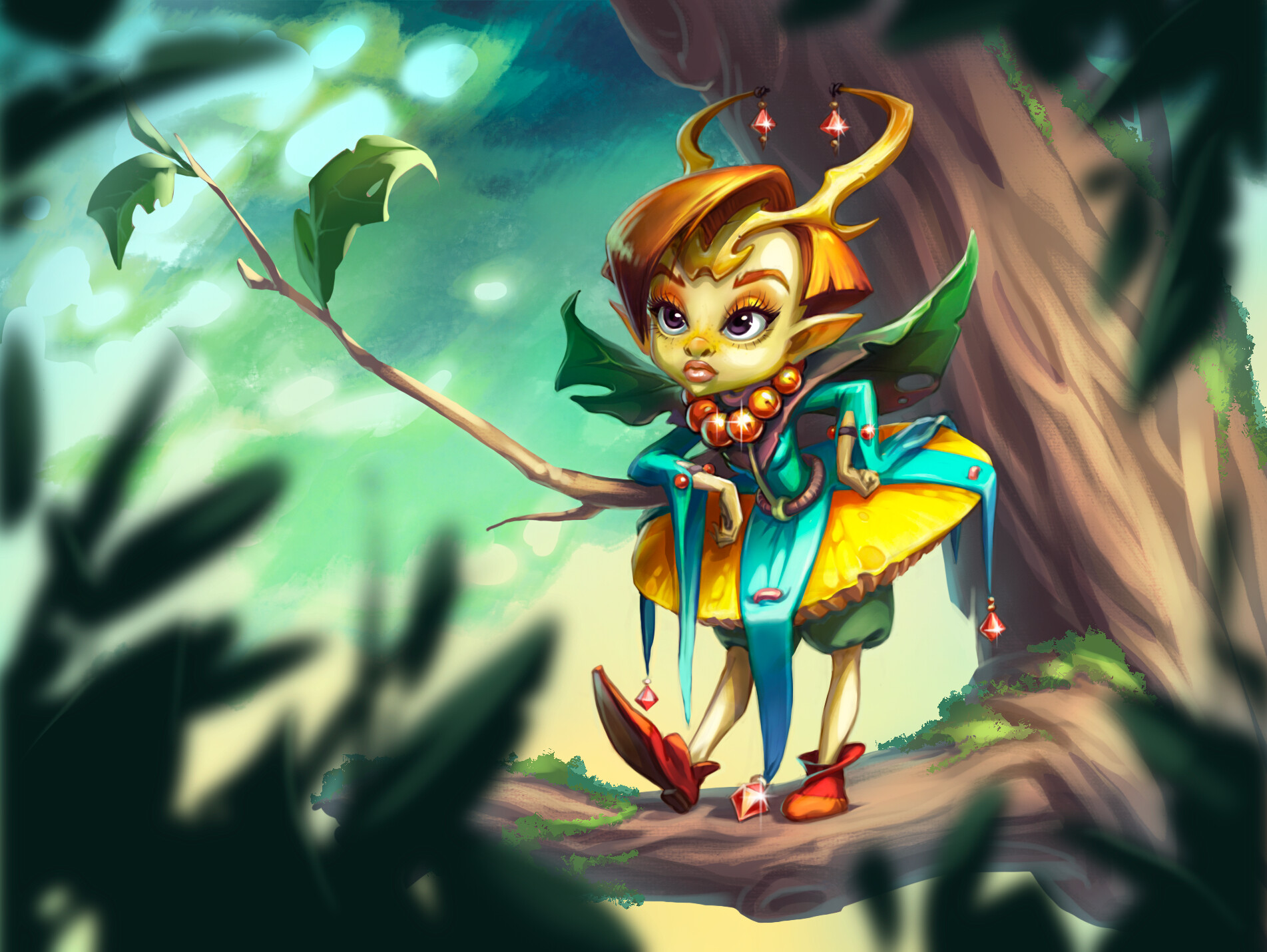 ArtStation - Forest elf