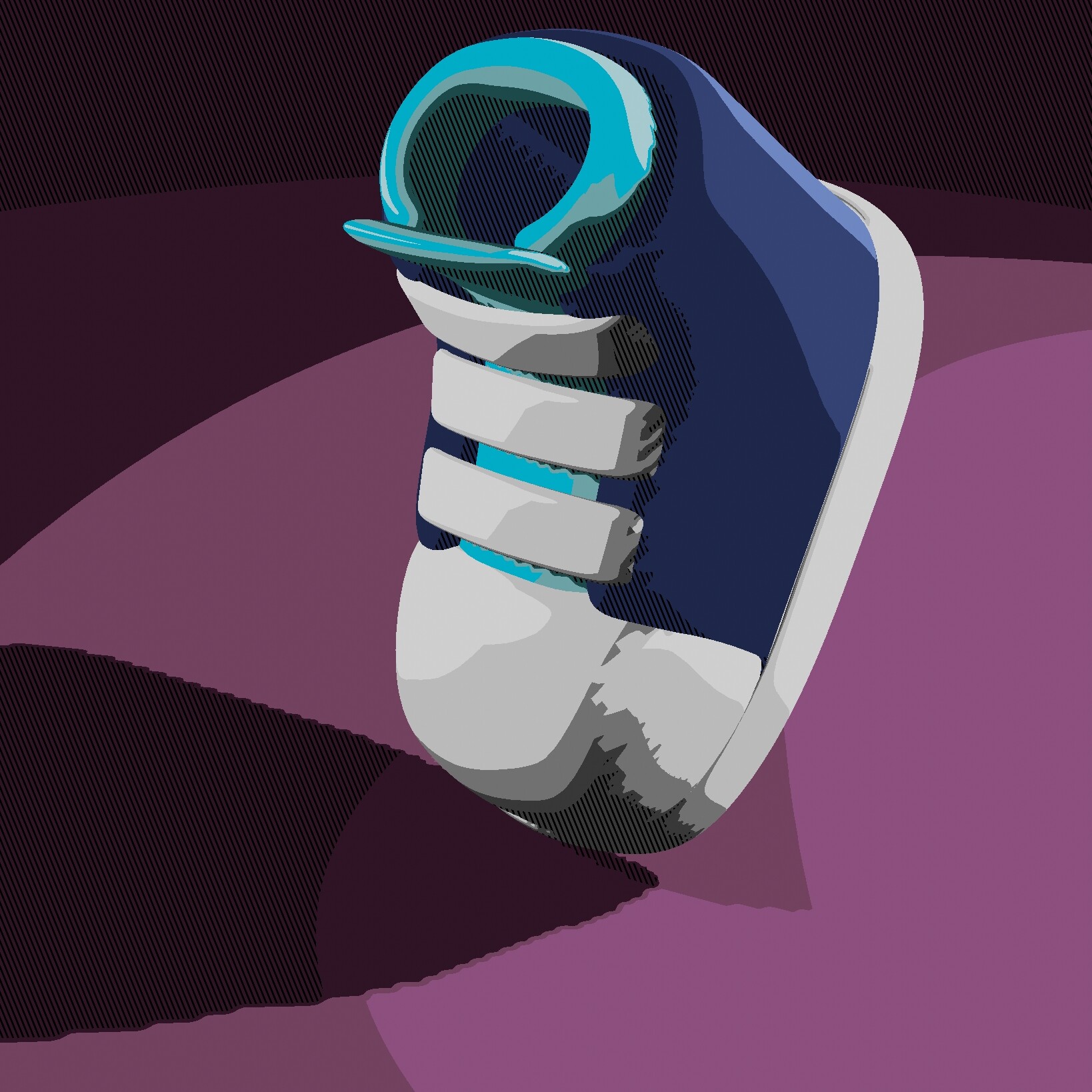 ArtStation - Shoe study in blender from @keelanjon_