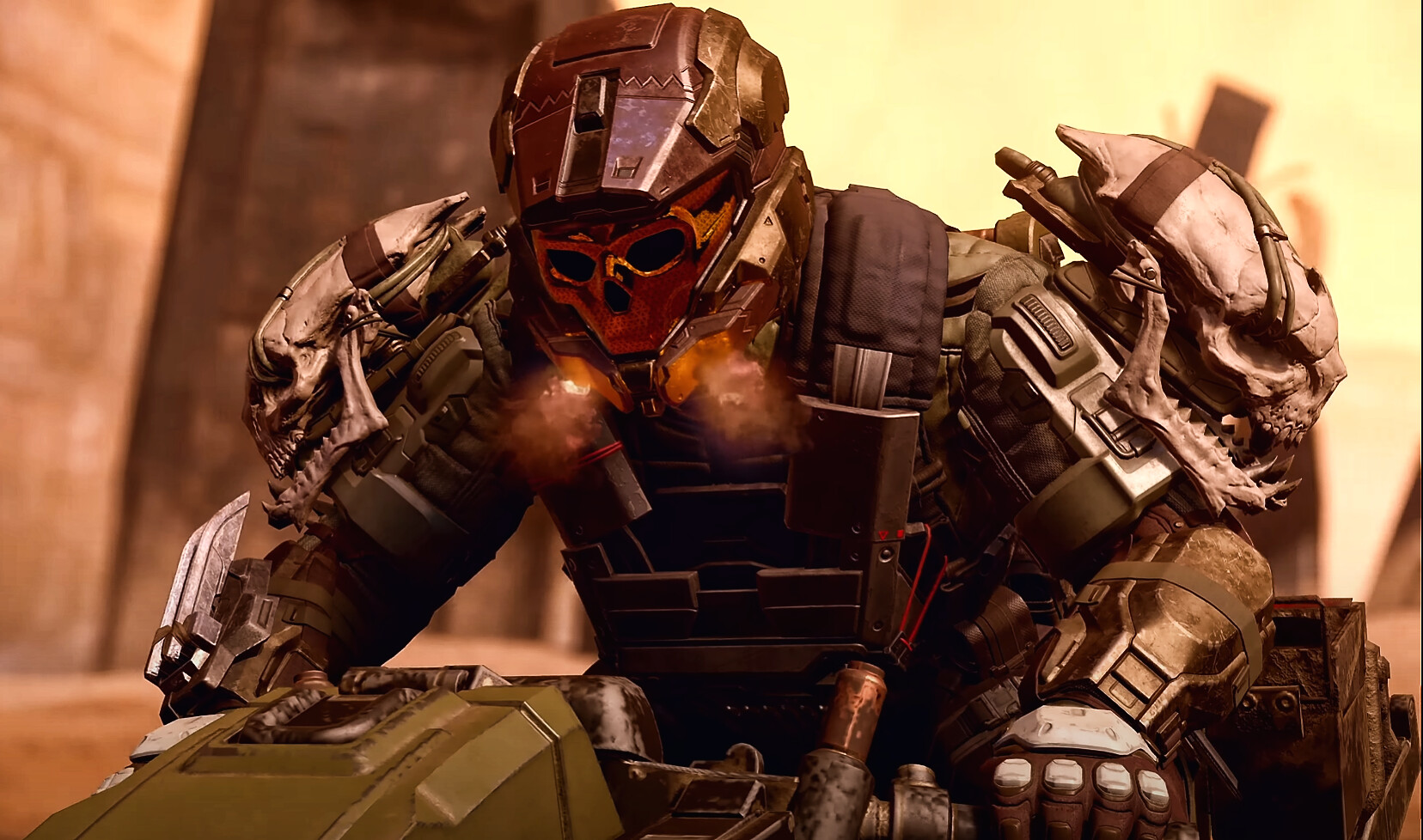 Erik Kangas - Halo Infinite - CAMBION Helmet - Season 2 Lone Wolves