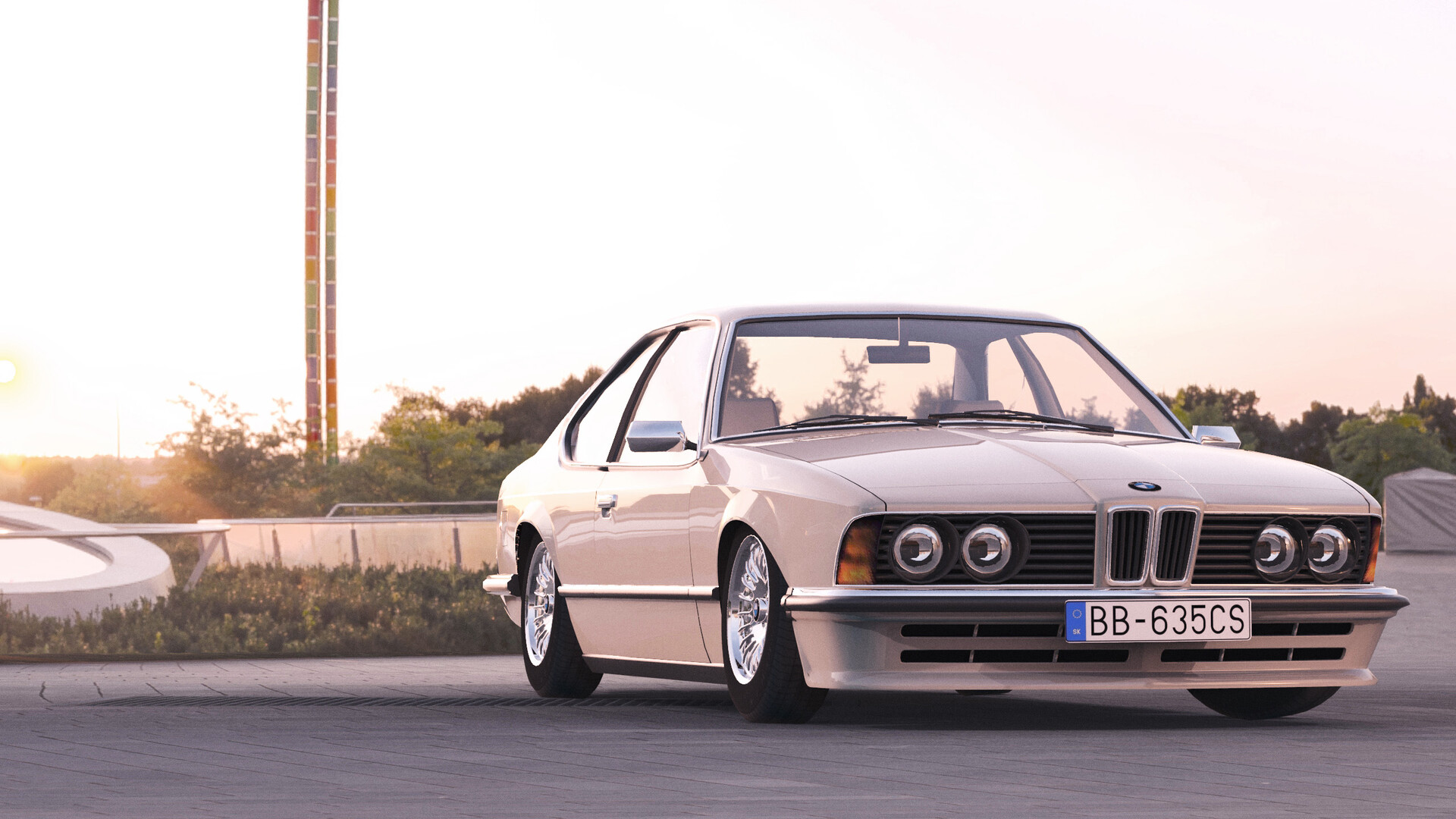 ArtStation - BMW 6 Series (E24)