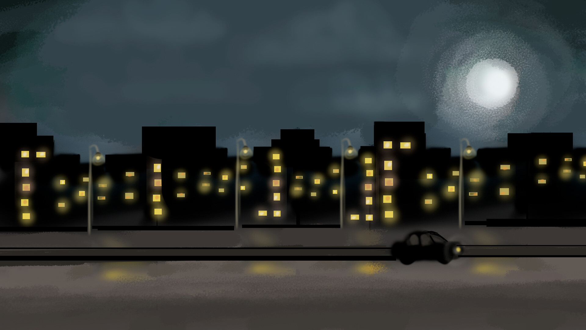 ArtStation - Road Background Design