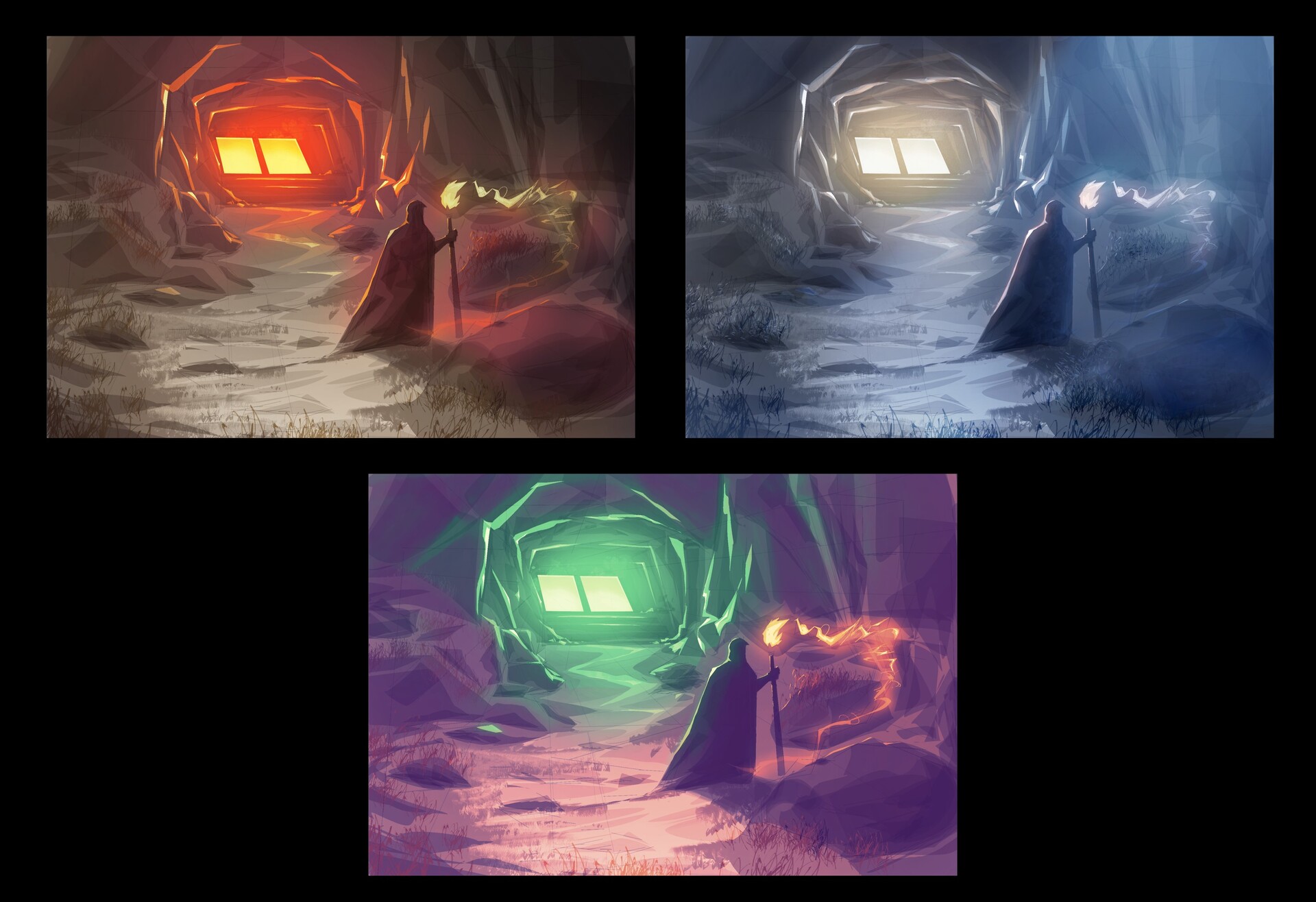 ArtStation - Color Compositions - Art Test