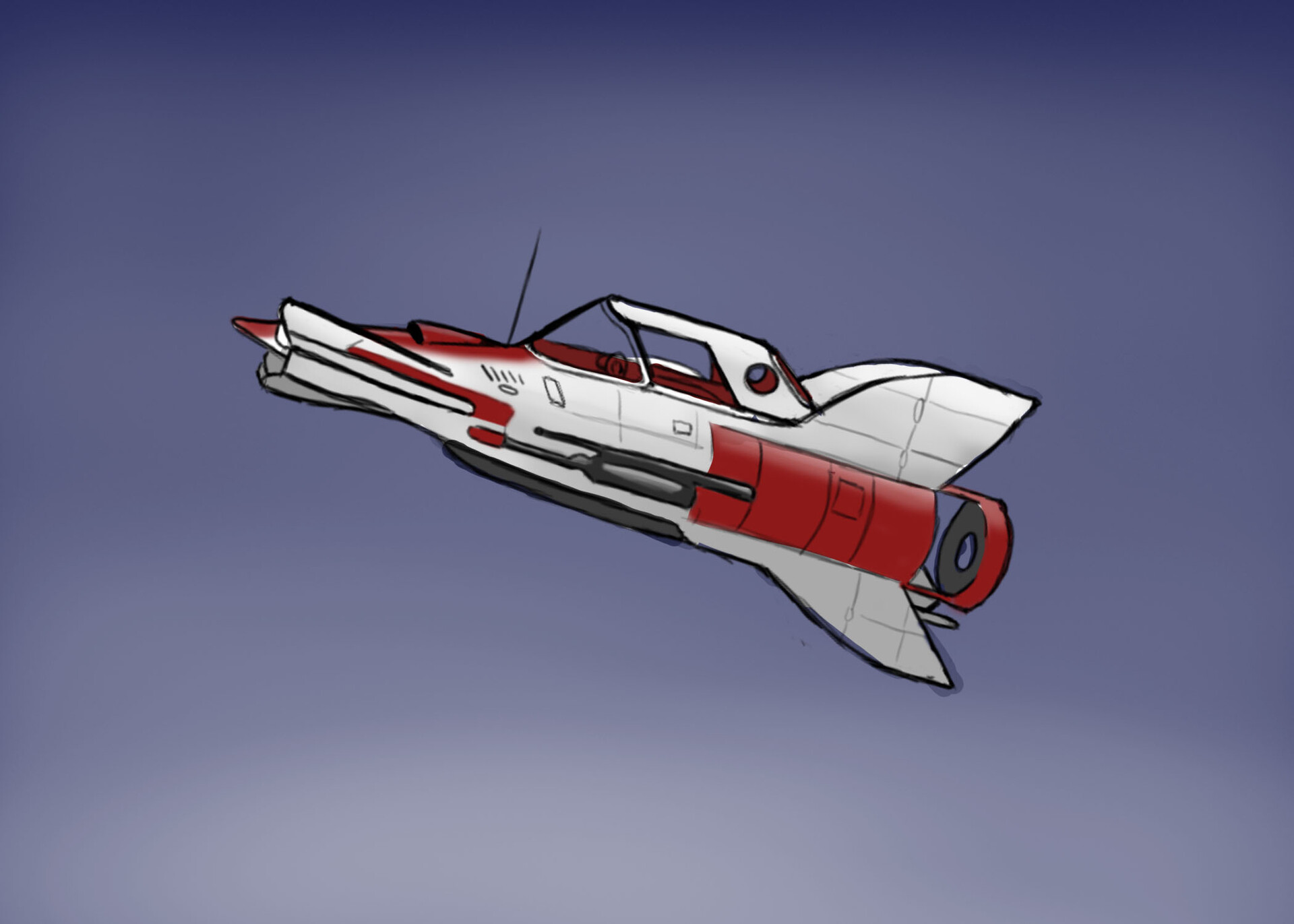 Bonne Chancè - 50s Space Car