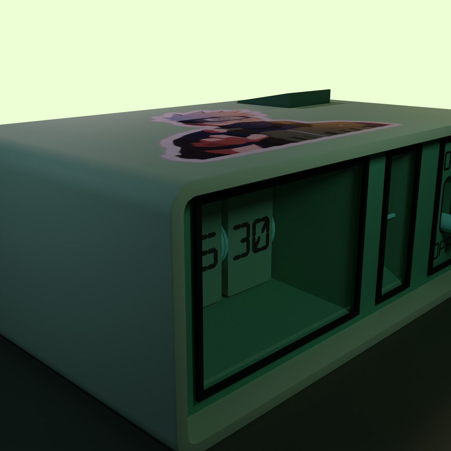 Kanishk Joshi - Digital Clock in Blender 3D