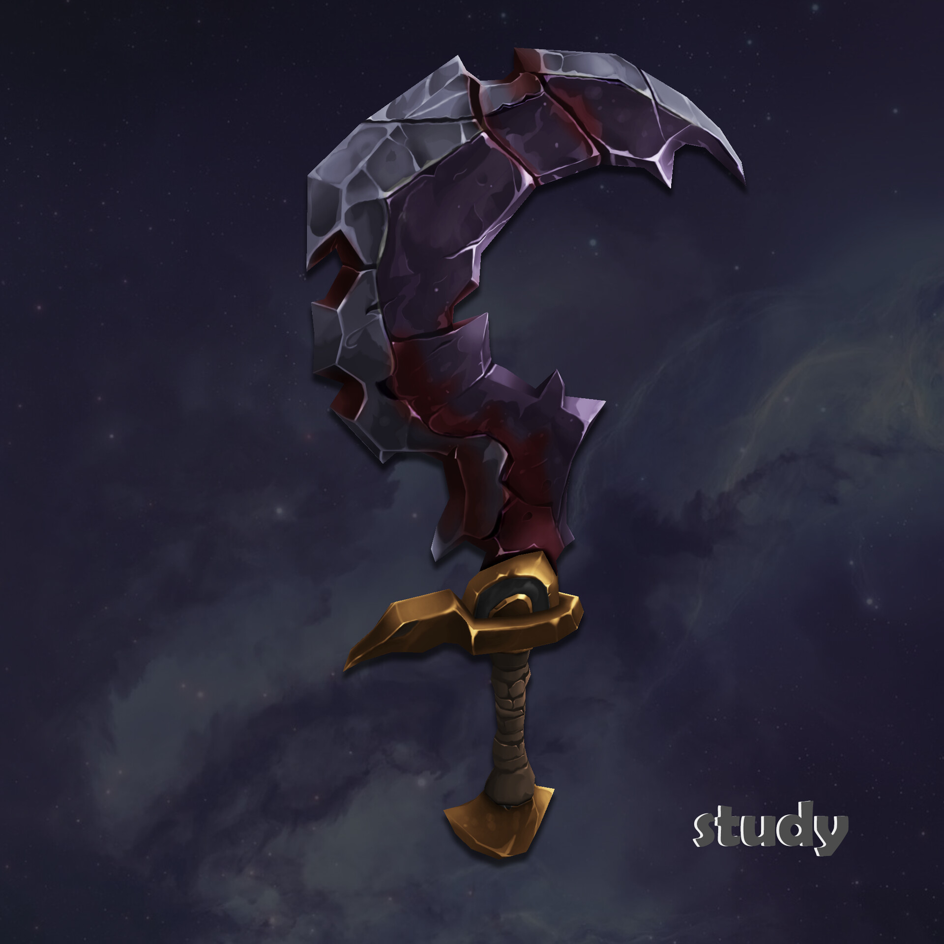 ArtStation - 3D SICKLE STUDY