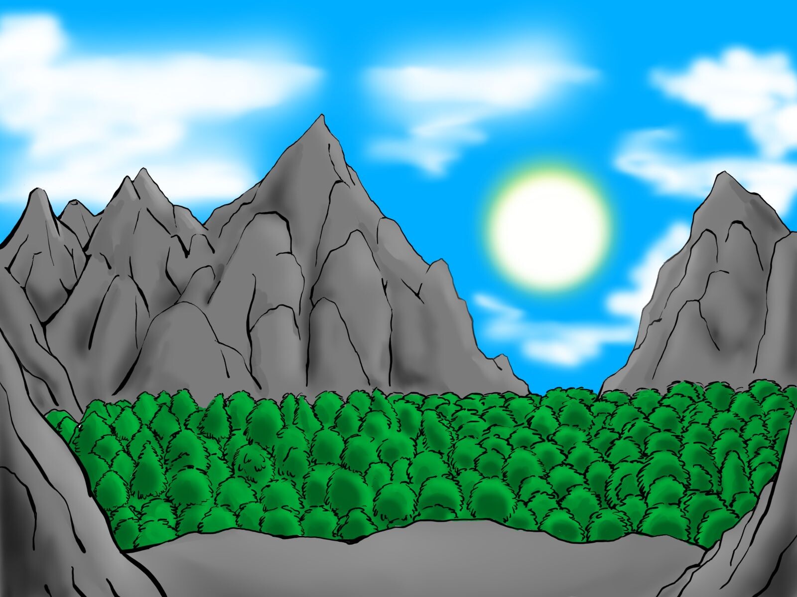 ArtStation - First Landscape