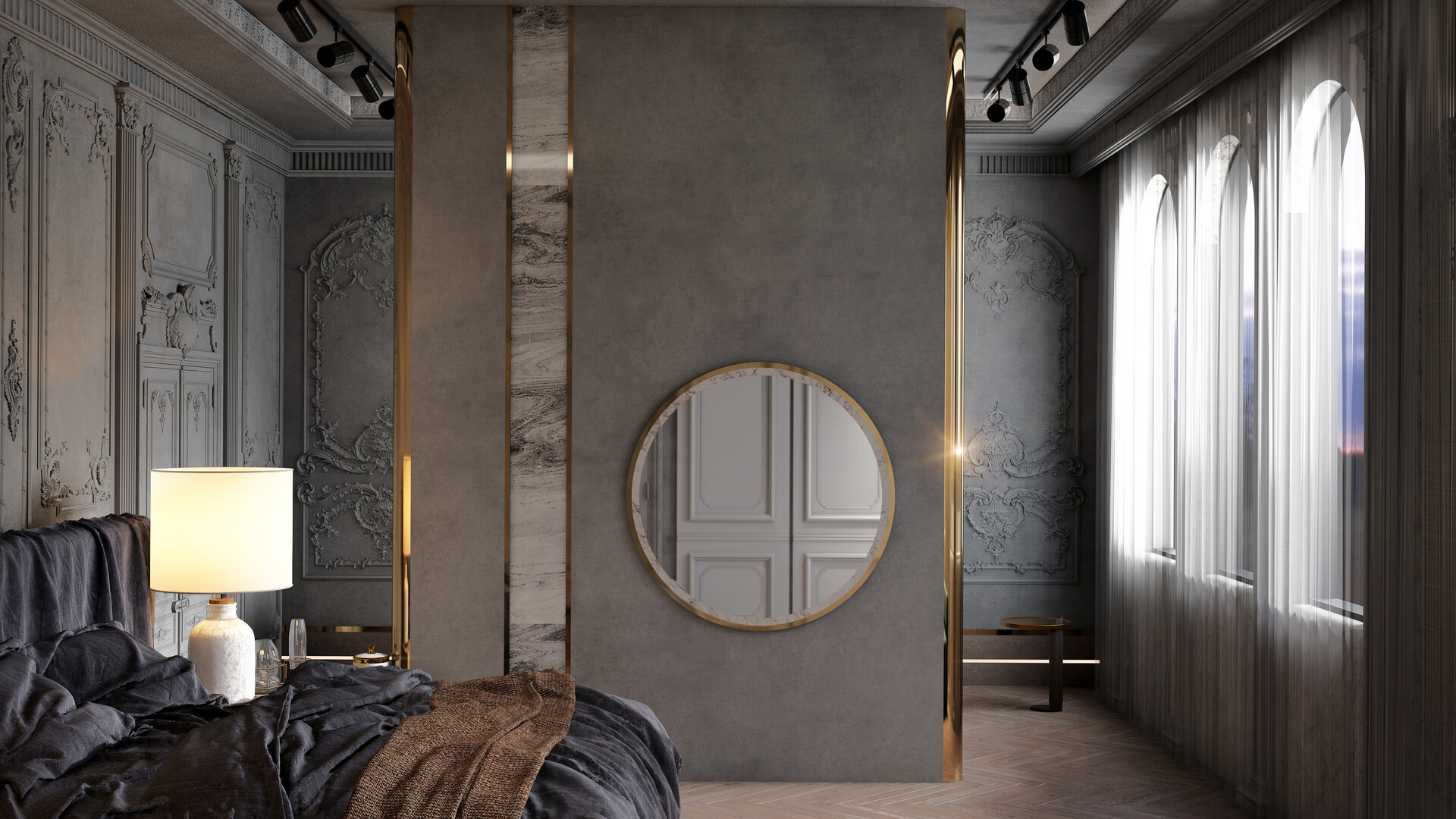 Ali Saada - Unique Master Bedroom Design Architectural