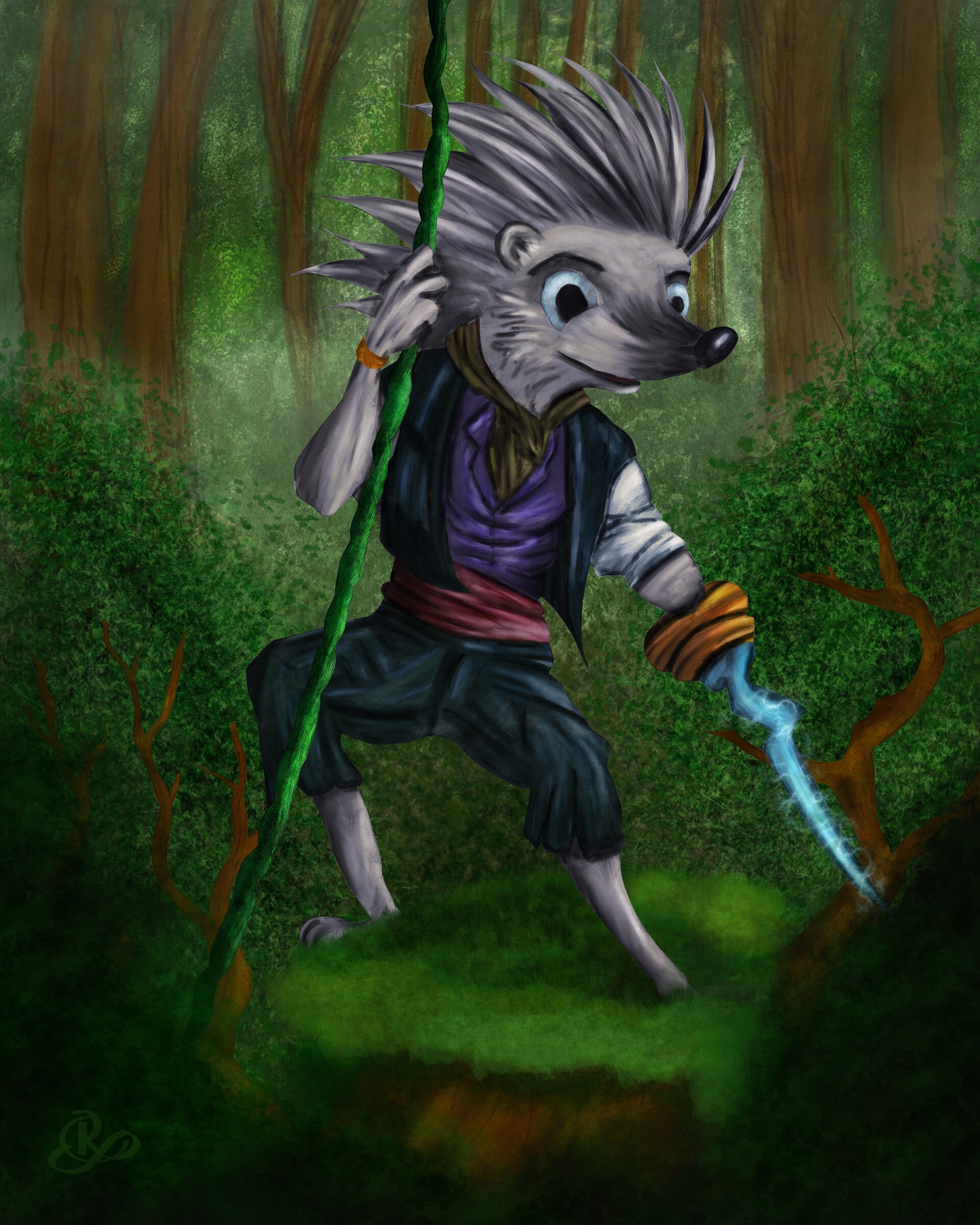 ArtStation - hedgehog pirate