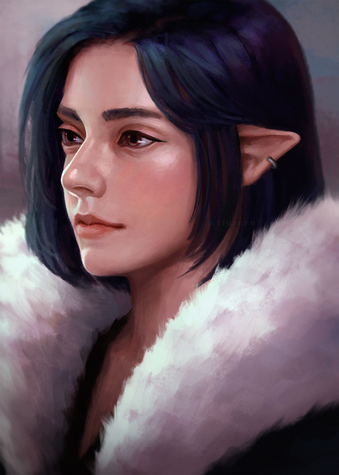 ArtStation - Winter Elf