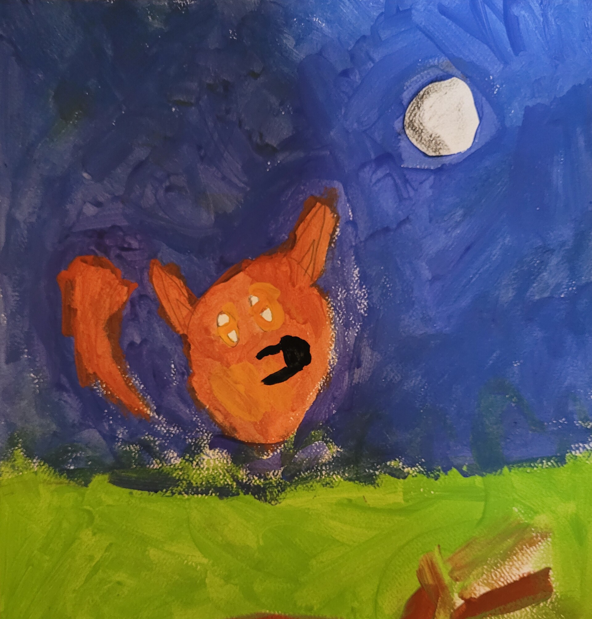 ArtStation - Fox with moon