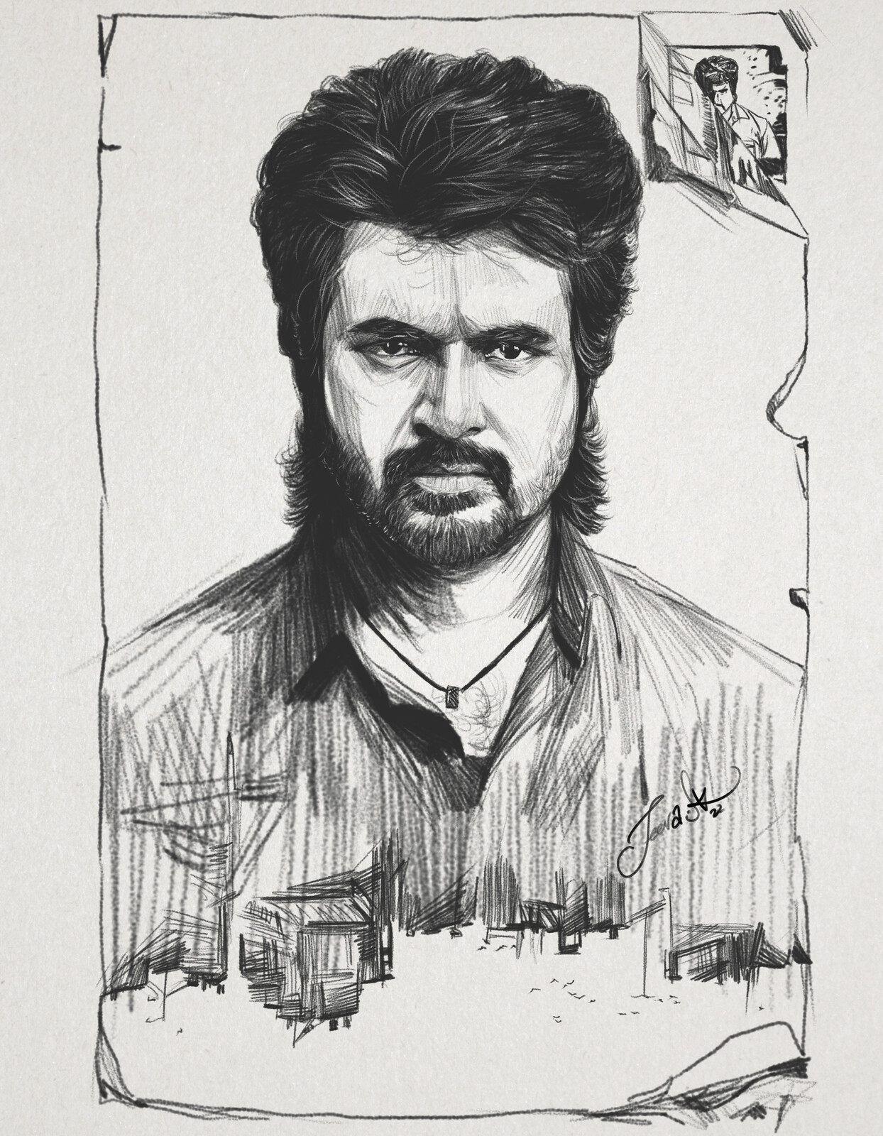 Jeeva Artist SK - Maaveeran Actor Sivakarthikeyan Pencil Sketch 2022 # ...