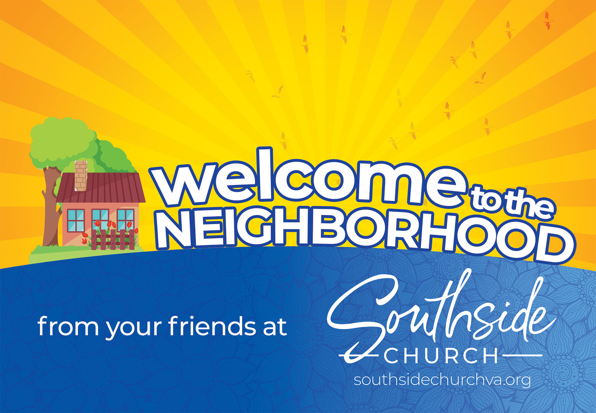 Ronn Stern online portfolio - Welcome to the Neighborhood Postcard