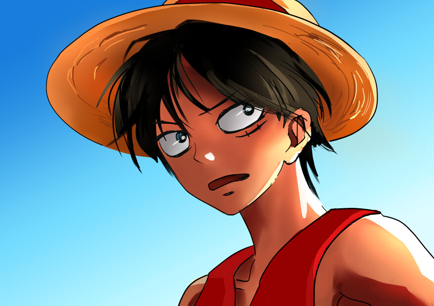 ArtStation - Luffy, One Piece Fanart