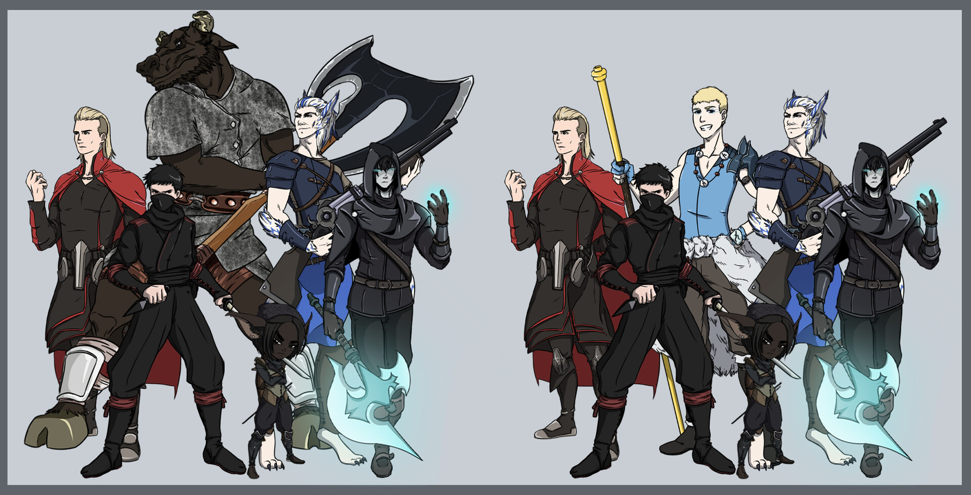 ArtStation - RPG characters in Runeterra