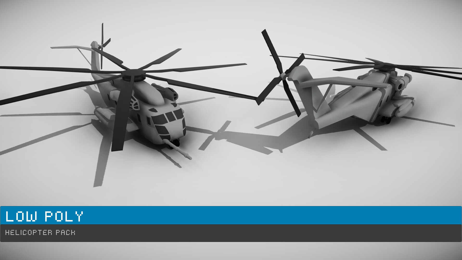 ArtStation - Low Poly Helicopters