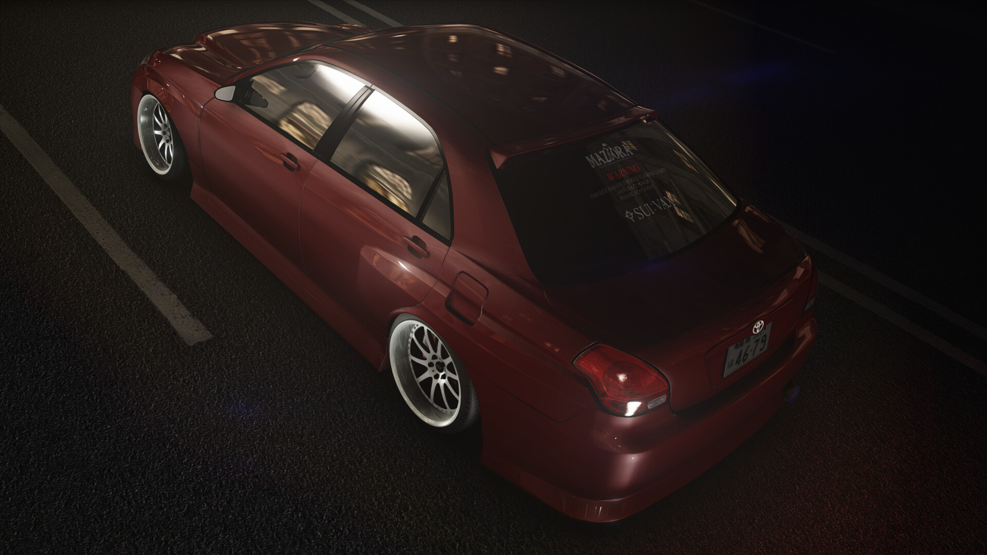 Pasha Stetsiuk - Toyota Verossa GX110 in Vertex bodykit brown-red edit.